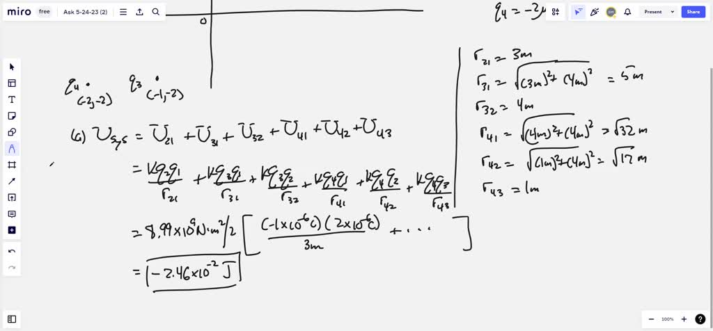 SOLVED: Four particles of charges 𝑞1, 𝑞2, 𝑞3, and 𝑞4 are placed on a flat level surface with ...