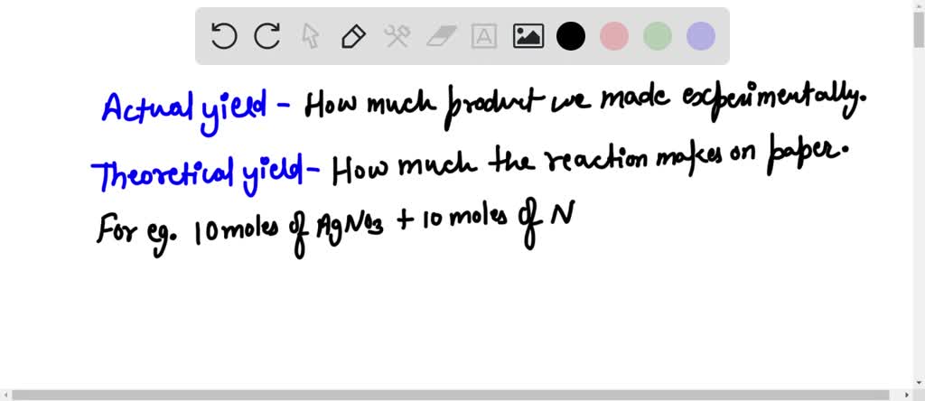 SOLVED: What is the difference between the theoretical yield and actual ...