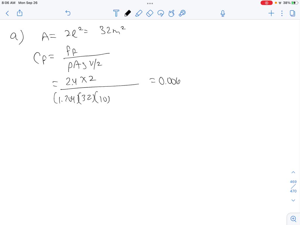 SOLVED: Consider a flat plate with parallel airflow (top and bottom) characterized by ∞ 5 m/s, ∞ ...