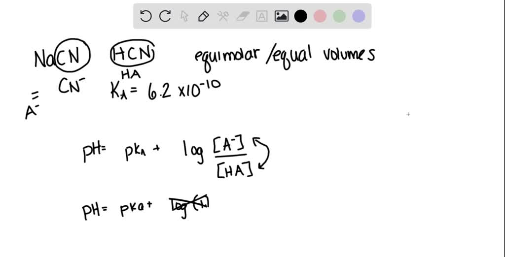 SOLVED: Use the Henderson-Hasselbalch equation to calculate the pH of a ...