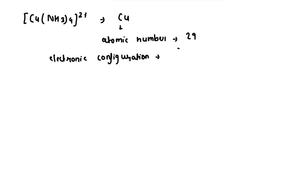 SOLVED: Determine the Effective Atomic Number (EAN) of the metal in ...