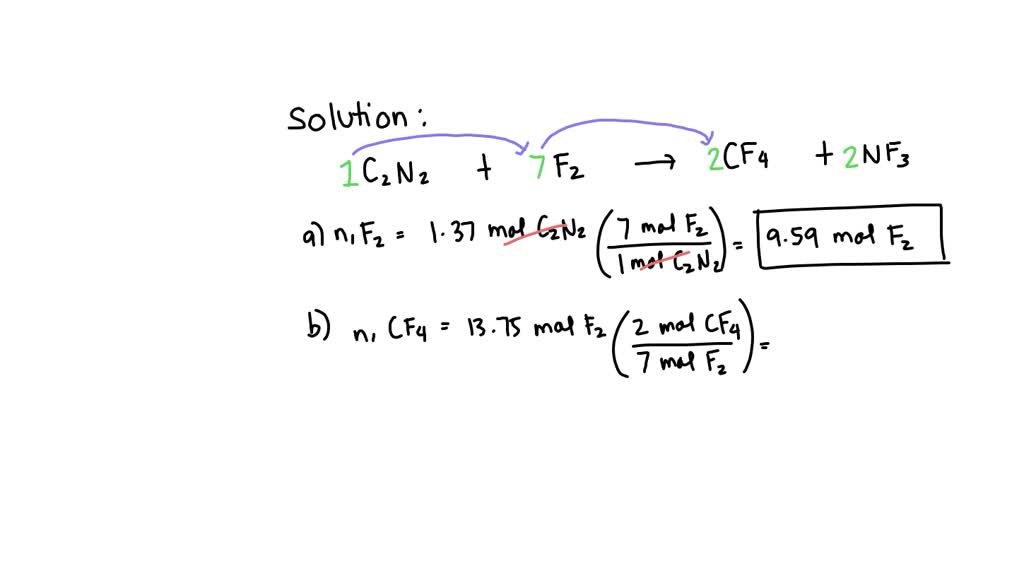 SOLVED: Cyanogen gas, C2N2, has been found in the gases in outer space ...