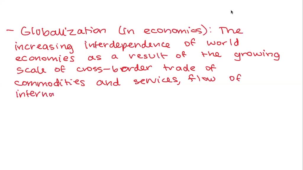 SOLVED: a) show that globalization is a new phenomenon. b) were not of great importance. c) did ...