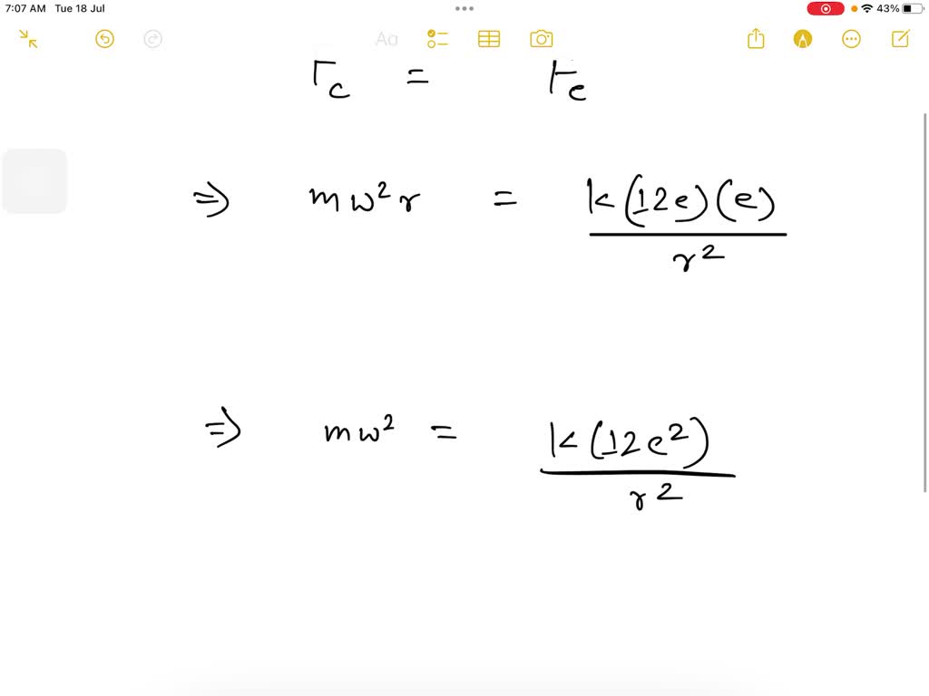 Solved An Electron Is Orbiting A Nucleus Which Has A Charge Of 11e