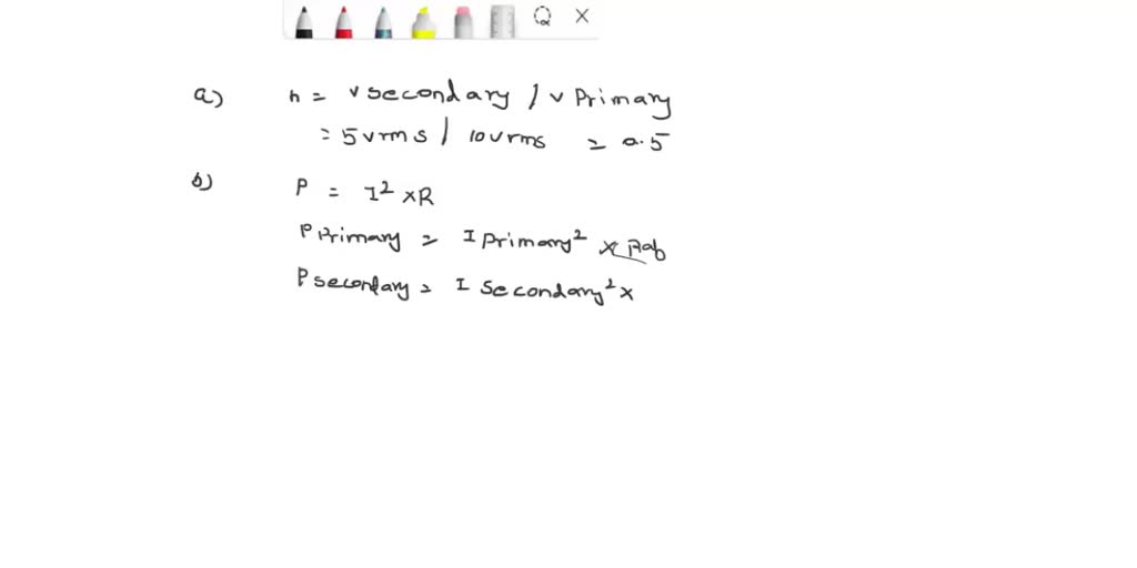 SOLVED: An ideal transformer with turns ratio N1:N2 is used to connect ...