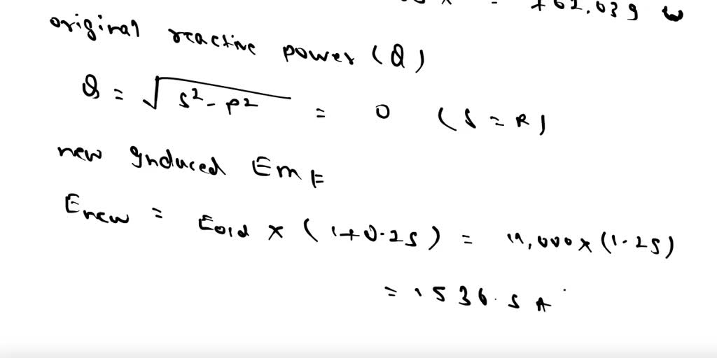 SOLVED: A 3-phase, 11,000 V, star-connected turbo alternator delivers 200 A at unity power ...