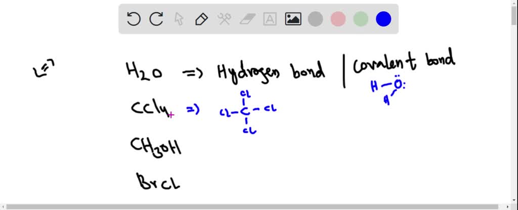 SOLVED: What types of bonds or attractive forces are responsible for ...