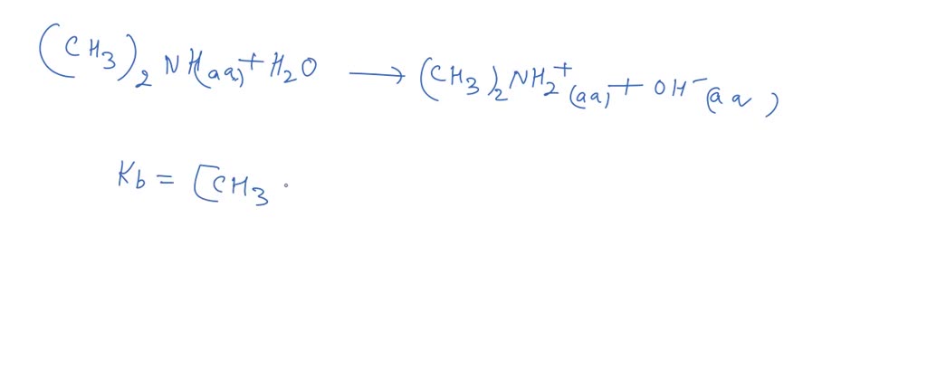 SOLVED: 'The compound trimethylamine, (CH3)3N, is a weak base when ...
