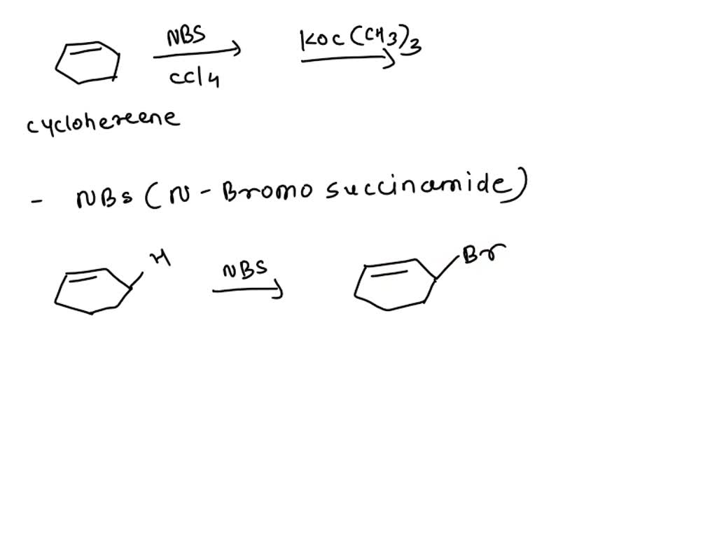 SOLVED: What is the product of the reaction sequence shown below? NBS ...