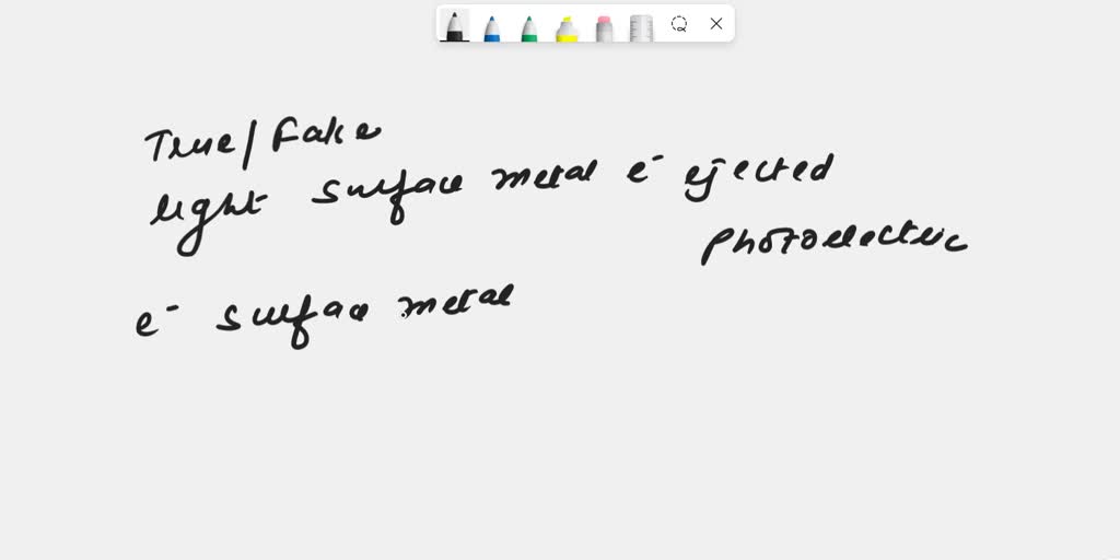 Solved 2 The Photoelectric Effect Shows That A Minimum Amount Of