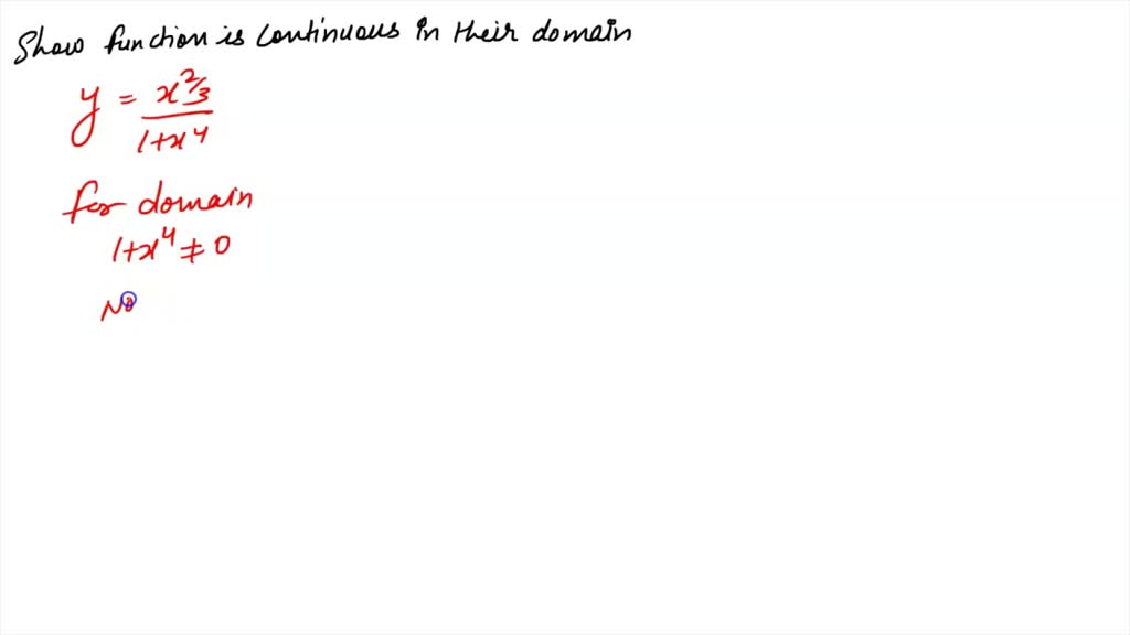 SOLVED: EXAMPLE 8: Domains Show that the following functions are ...