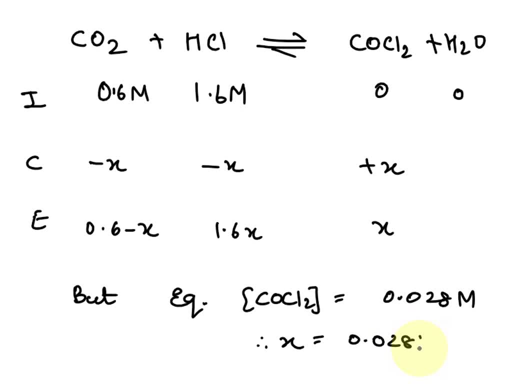 SOLVED: 1. Consider the following equilibrium between carbon dioxide ...