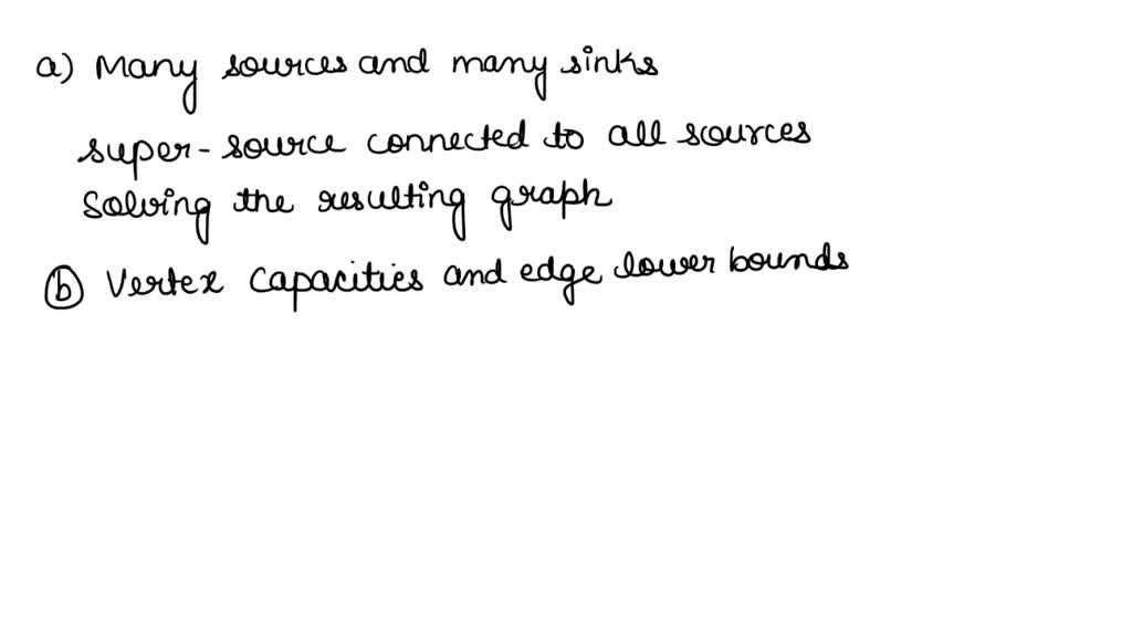 Solved Consider The Following Maximum Flow Problem The Numbers Next To Each Arc Represent The