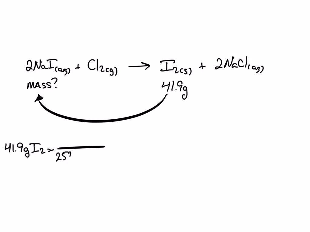 SOLVED: Overall reaction: compound salicylamide sodium iodide NaOCl(6 ...