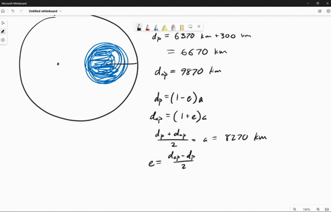 With a single delta v maneuver the earth orbit of a...