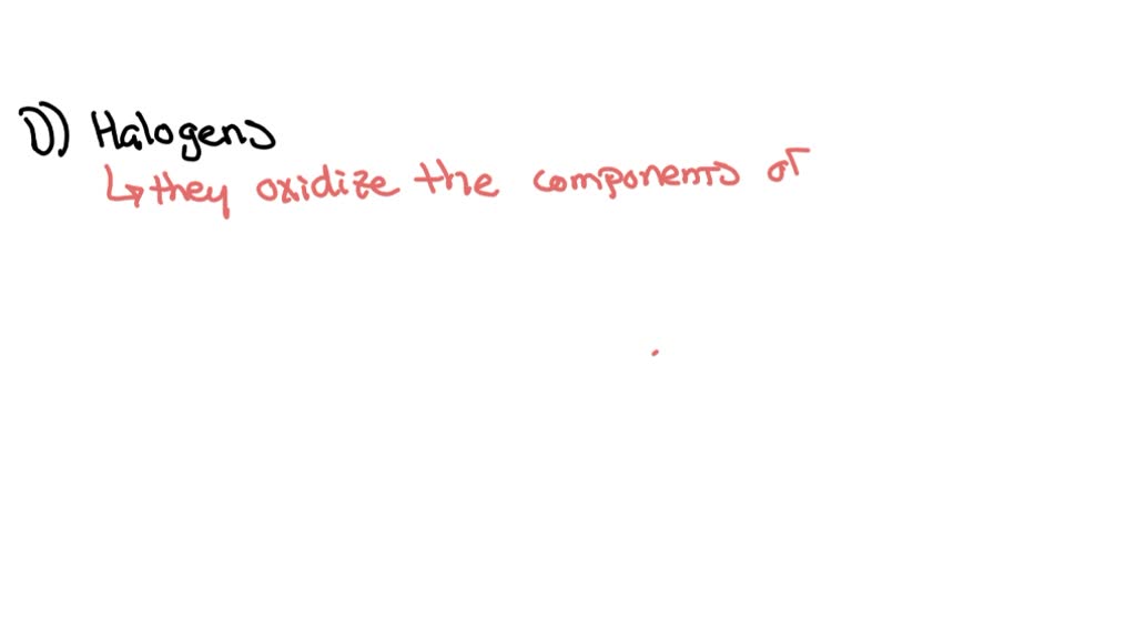 SOLVED: Which of these disinfectants does not act by disrupting the ...