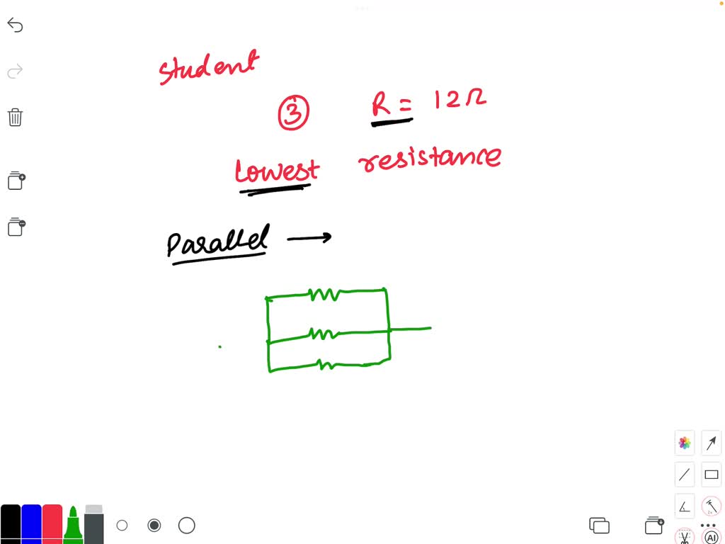 SOLVED: A physics student is given three 12-ohm resistors with instructions to create the ...