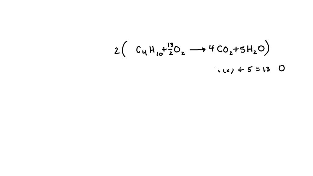 SOLVED: Balance the following equation with the smallest whole number ...