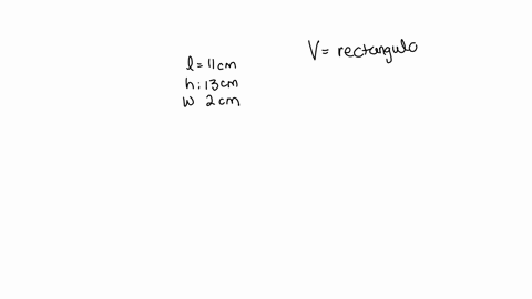 Find the length of this regular solid the total volume is...