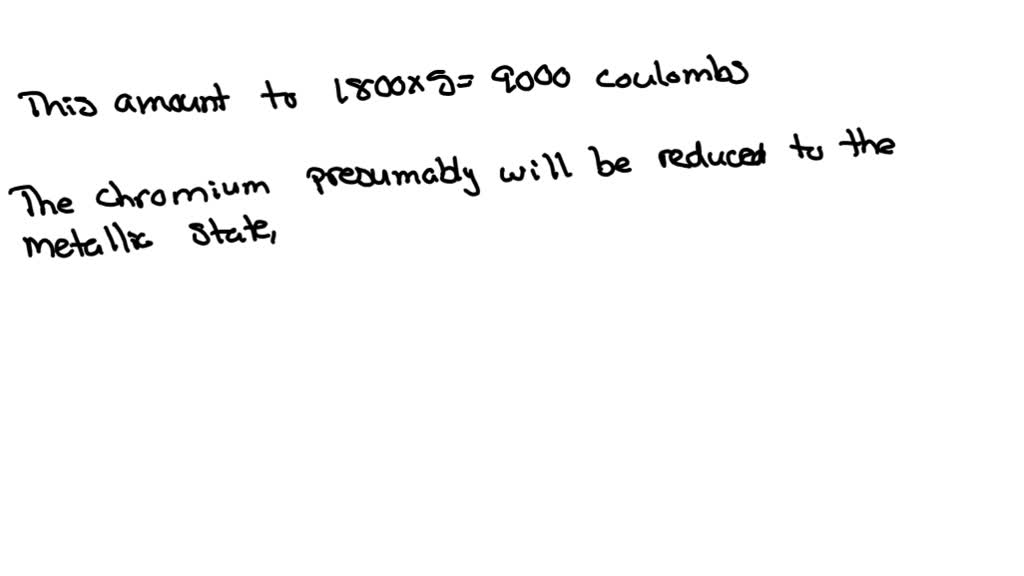 SOLVED: A current of 5.00 A is passed through an aqueous solution of ...