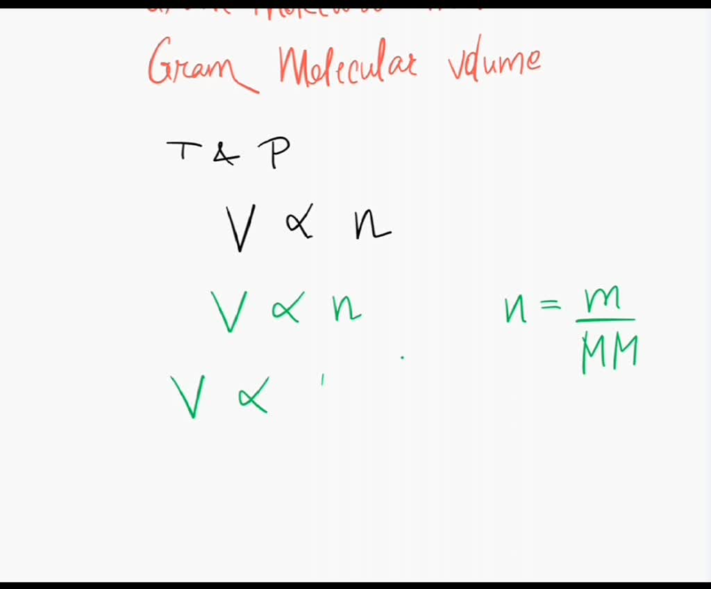 SOLVED The Relation Between Gram Molecular Mass And Gram Molecular
