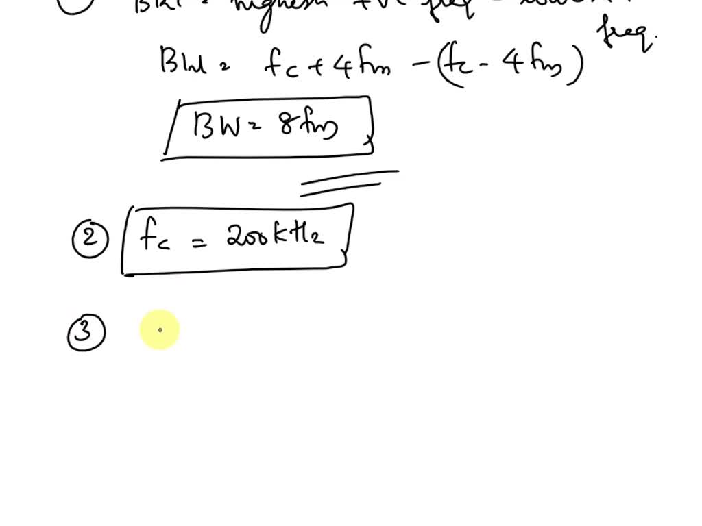 Solved The Voltage Spectrum Of The Fm Signal Is Shown In Figure 1 The Maximum Amplitude Of The