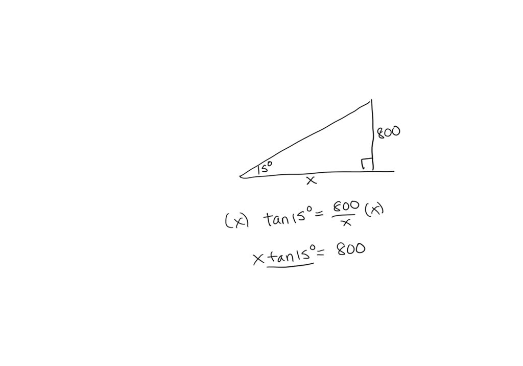 SOLVED: An airplane climbs at an angle of 15 degrees with the ground ...