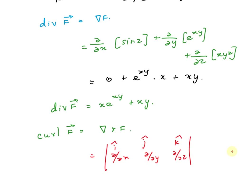 SOLVED: Use the divergence theorem to find the outward flux of the vector field FndS of the ...