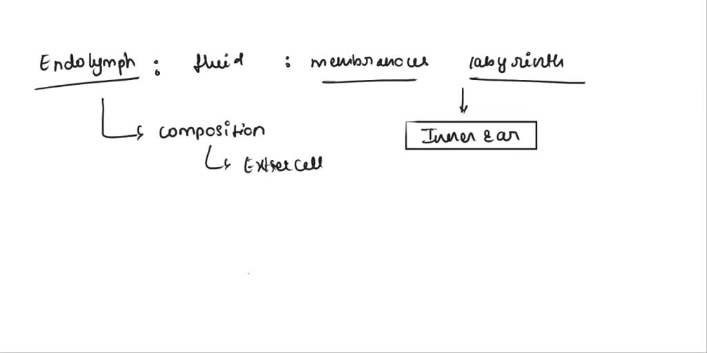 SOLVED: How does the composition of endolymph compare to a typical ...
