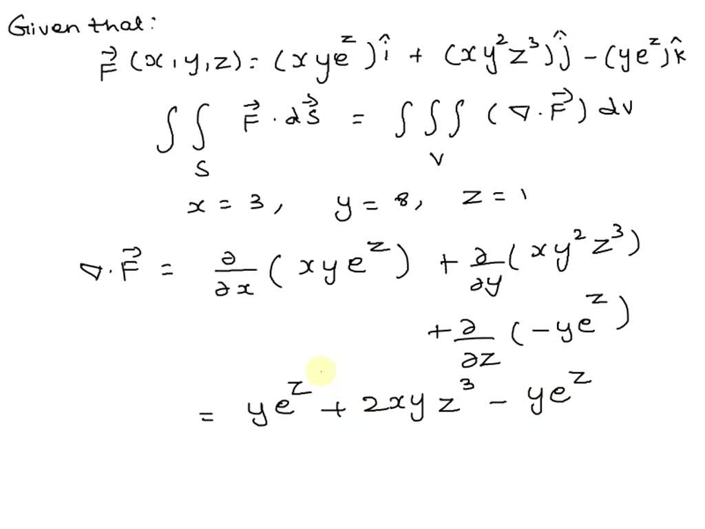 Solved Calculate The Following Surface Integral Javf Ds By Using Divergence Theorem And Direct