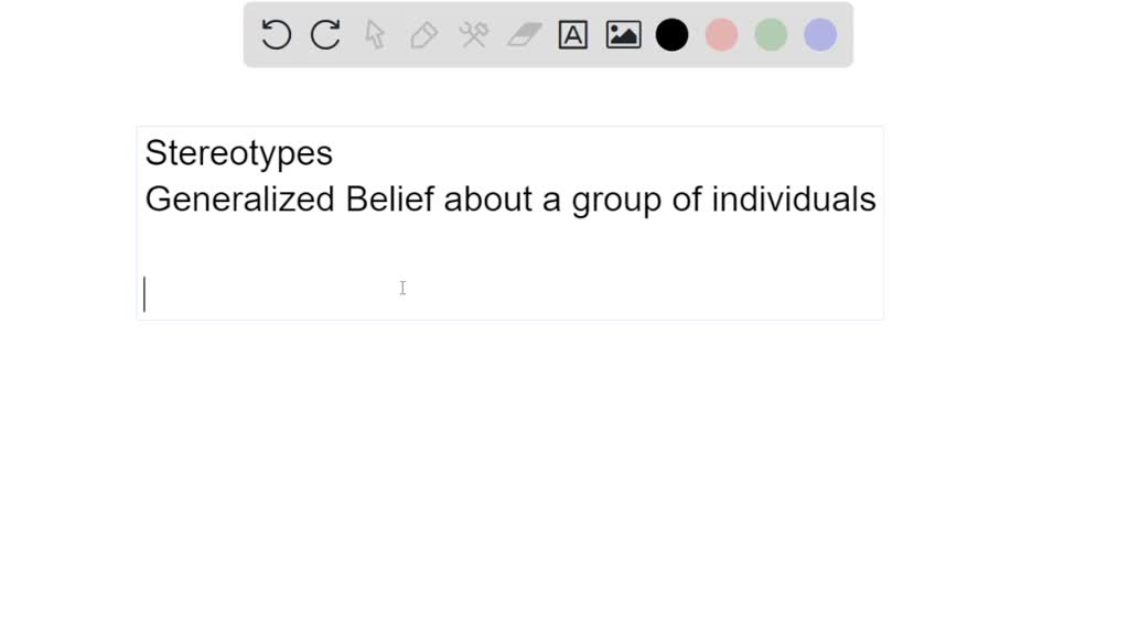 SOLVED: what is a stereotype, and what are some real world examples of ...