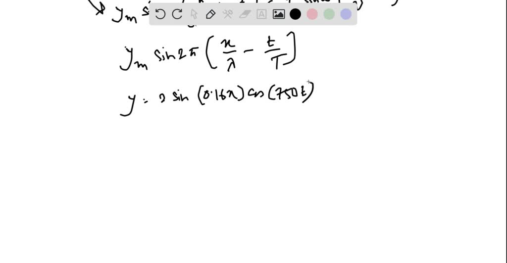 SOLVED:Sa. The equation for the transverse speed of a segment of string ...