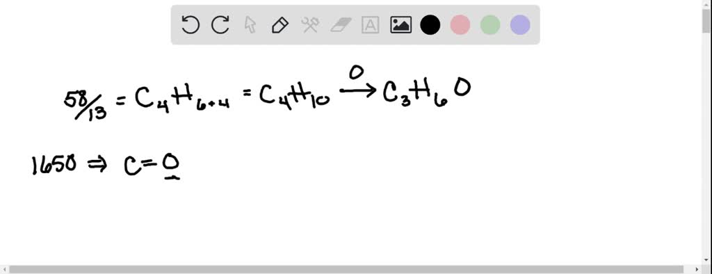 SOLVED: Question 3 1pts The low-resolution mass spectrum of a ...