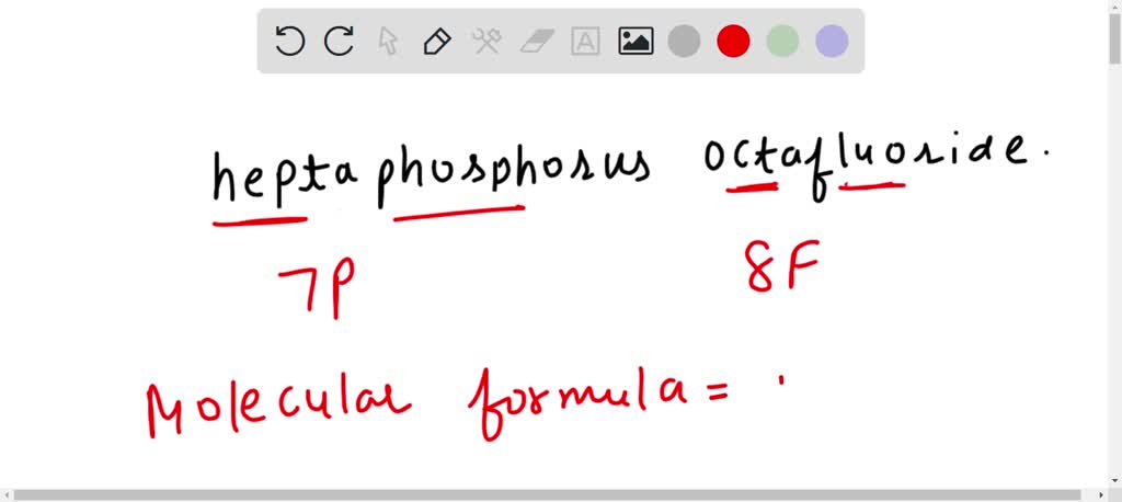 SOLVED: What is the correct formula for the molecular compound ...
