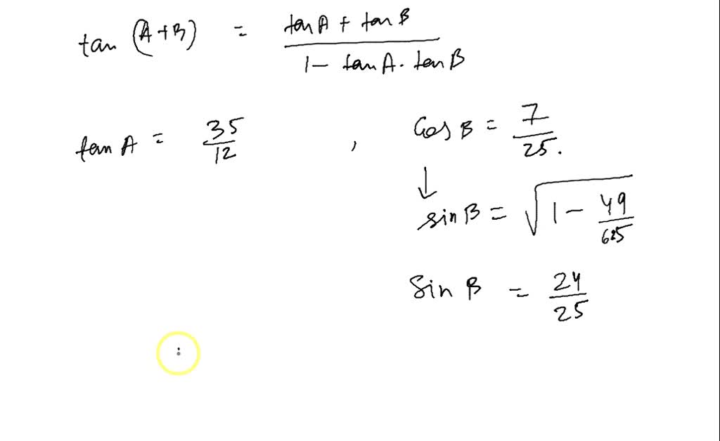 If cos(a) = 0.507 and cos(B) = 0.751, with both angles' terminal rays ...