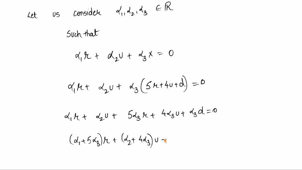 SOLVED: point) Let A and € Are A,B and C linearly dependent; or are ... SOLVED: point) Let A and € Are A,B and C linearly dependent; or are ...