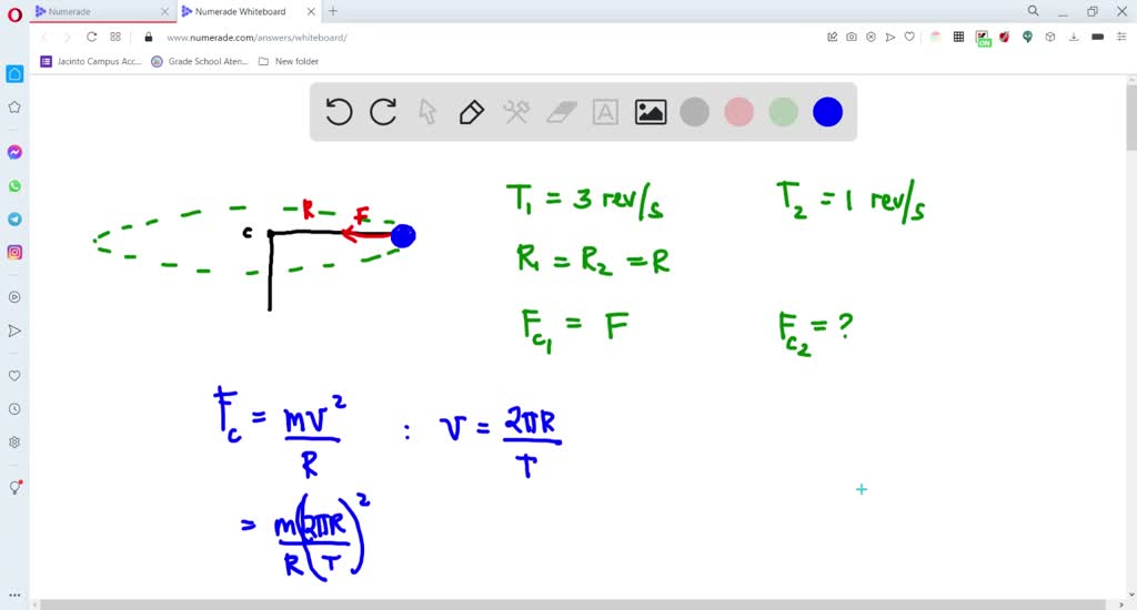 SOLVED: A boy is whirling a stone around his head by means of a string ...