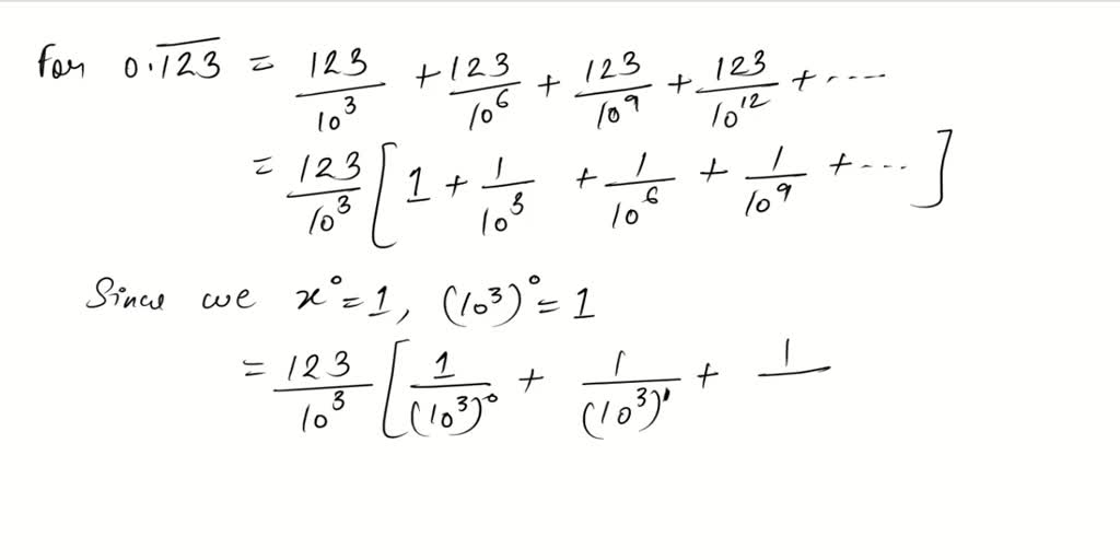SOLVED: In this problem, we shall see how to write numbers whose ...