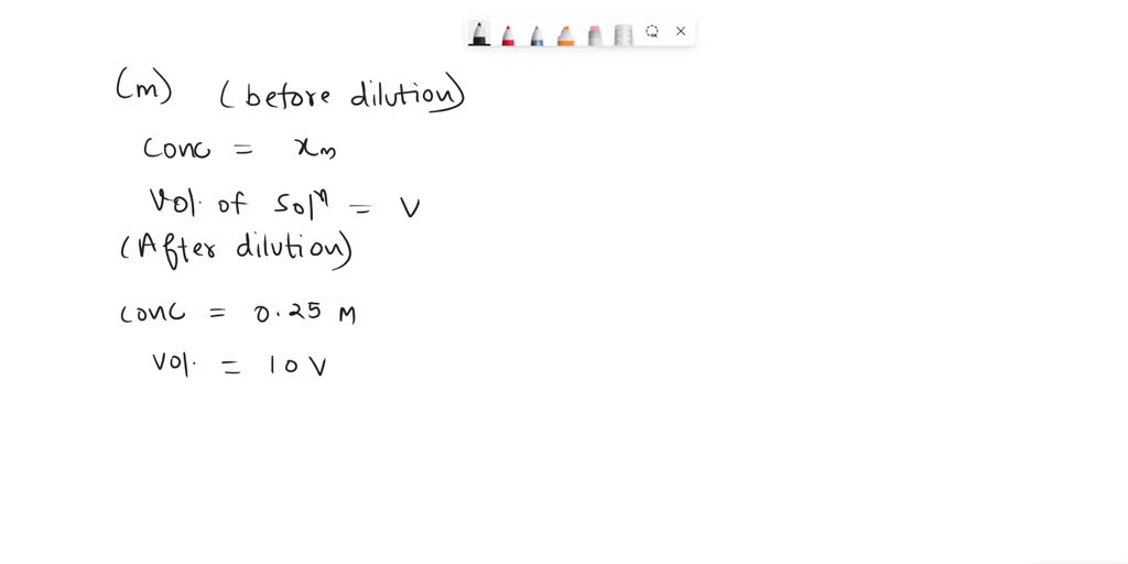 SOLVED: A diluted NaCl solution (sample B) has a concentration of 0.25 ...