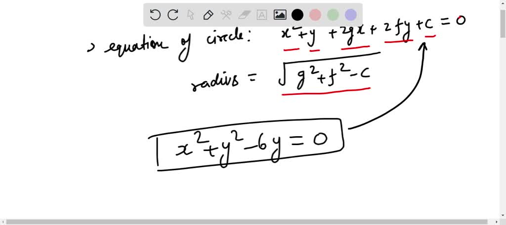 SOLVED: A circle in the Zy-plane has the equation 2? y? 6x 10y the ...