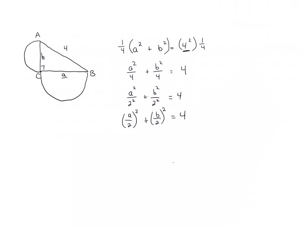 In the figure at the right, the legs of right triangle ACB are ...