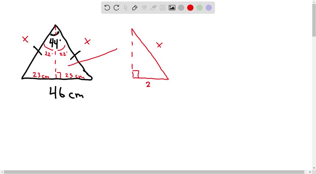 SOLVED: 902 point) The isosceles right-angle triangle has two equal ...