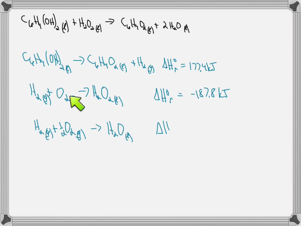 SOLVED: Some beetles defend themselves by spraying hot quinone (C6H4O2 ...