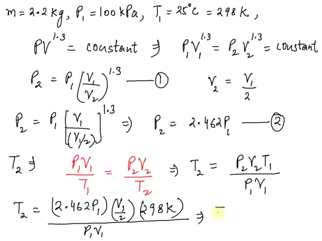 SOLVED: A piston-cylinder device contains 2.2 kg of nitrogen initially ...