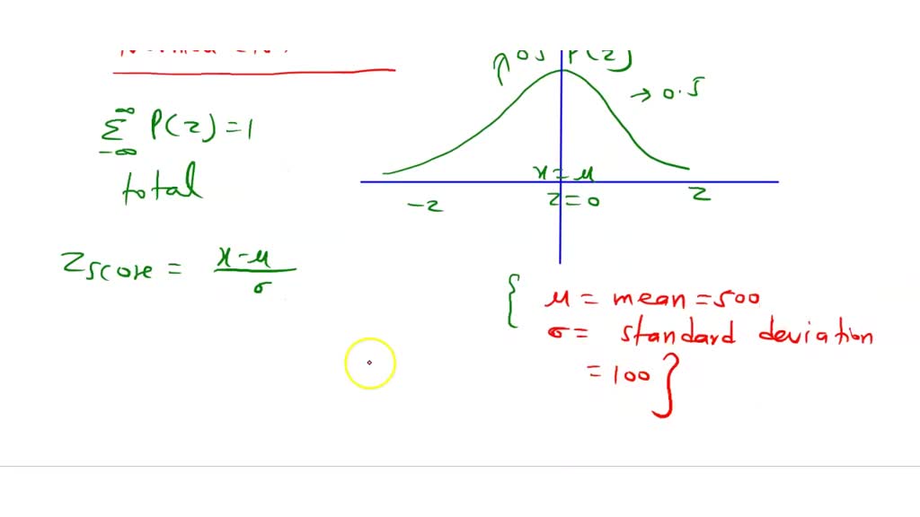 SOLVED: NORMAL DISTRIBUTION The score on a national achievement exam ...