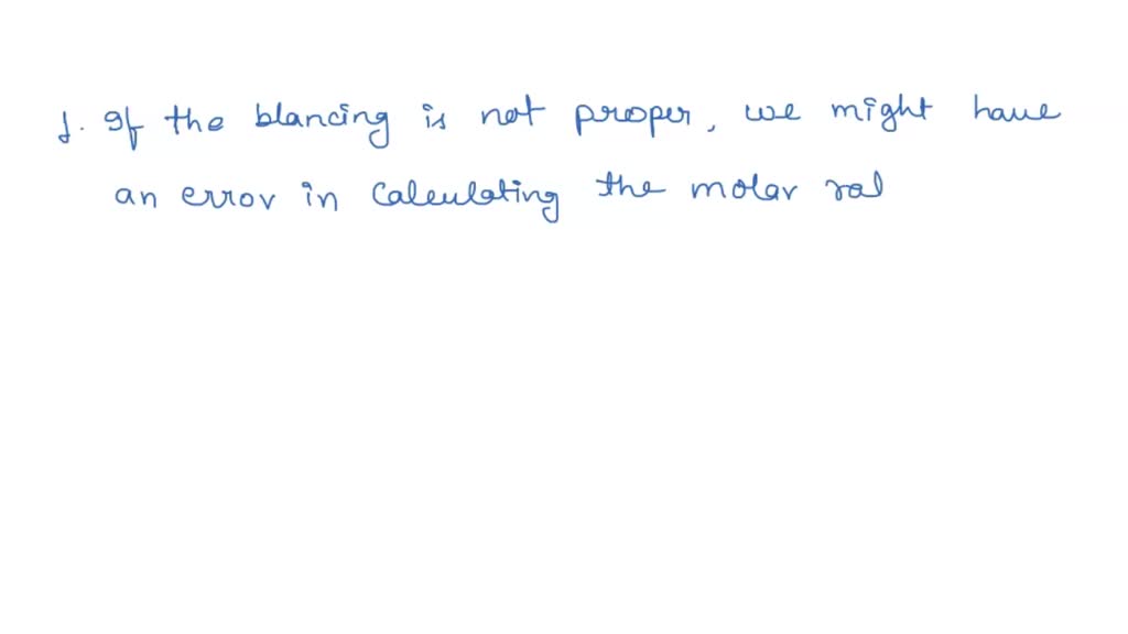 Solved Interpreting Evidence 1 Suggest Two Sources Of Error Other Than Massing Errors Indicate