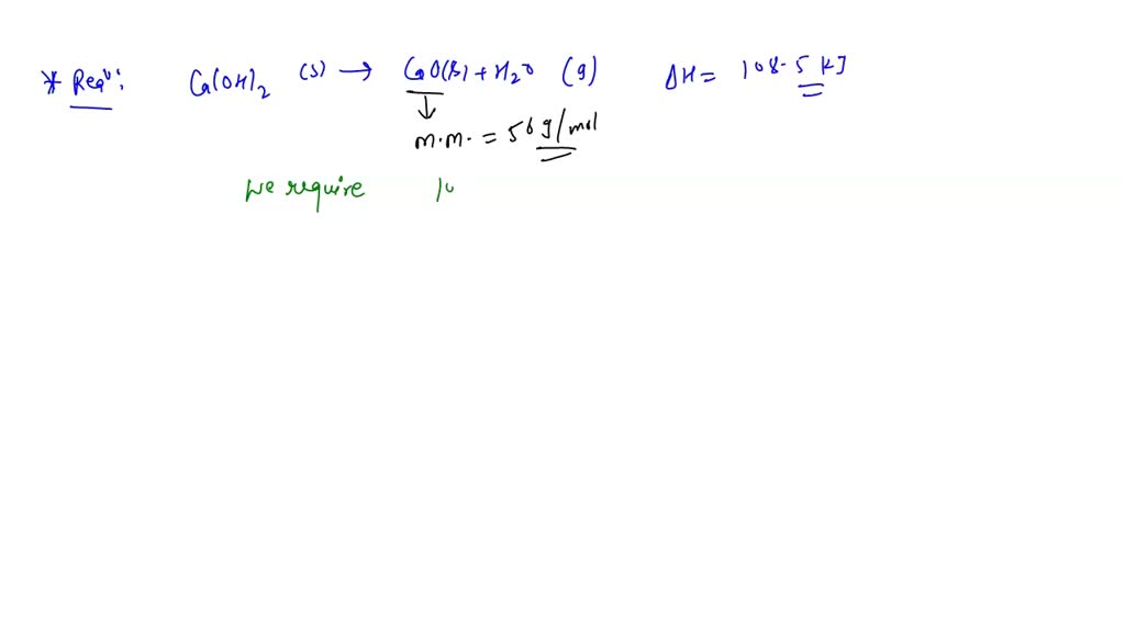 SOLVED: Calcium oxide (CaO) is the major component of cement mix ...