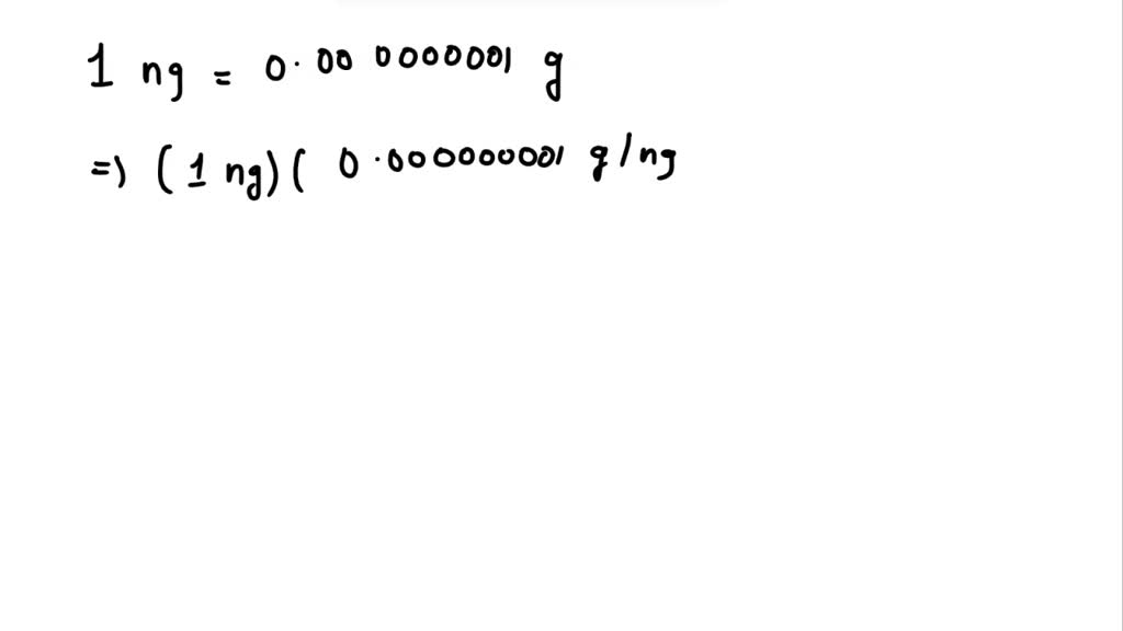 SOLVED Convert The Following By Showing Your Work 5 Millimolar To