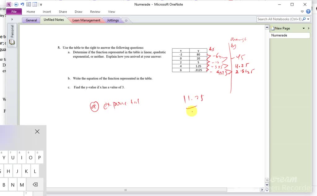 SOLVED: Tables of values and scatterplots for three functions are given below For each function ...