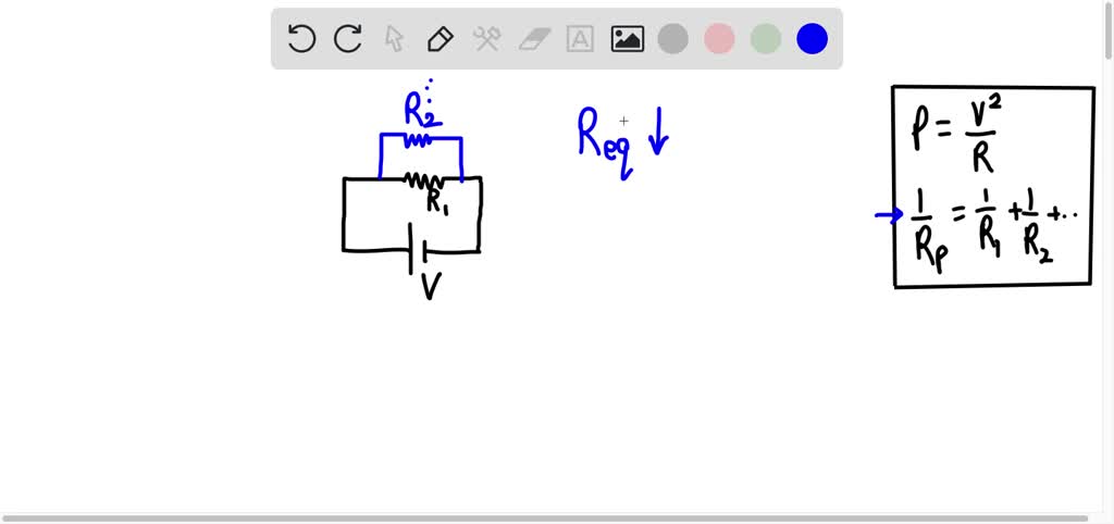 SOLVED: As more resistors are added in parallel to a constant voltage ...